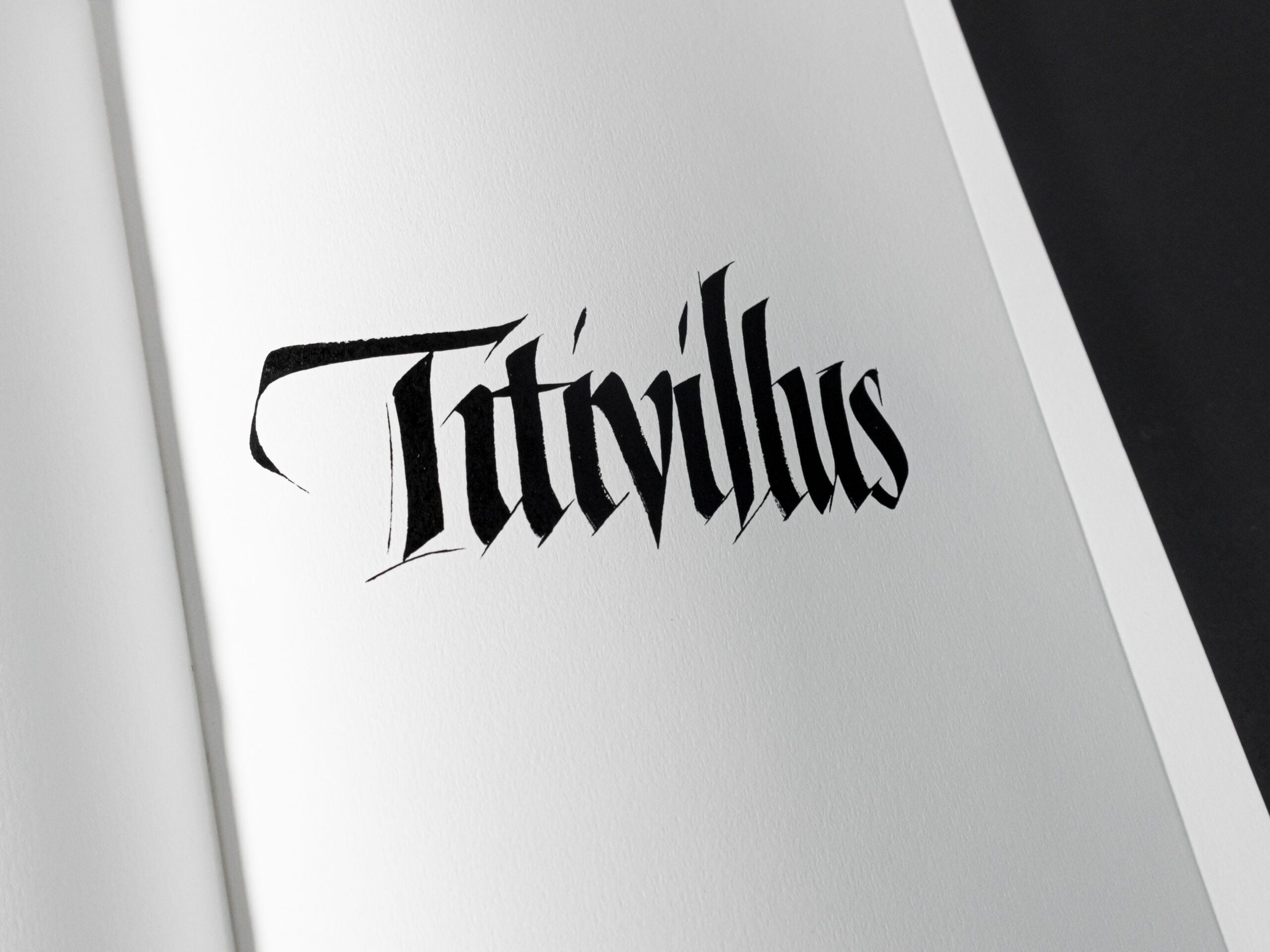 Titivillus: Calligraphy Education by Filip Cislak - Book & Visual Aids